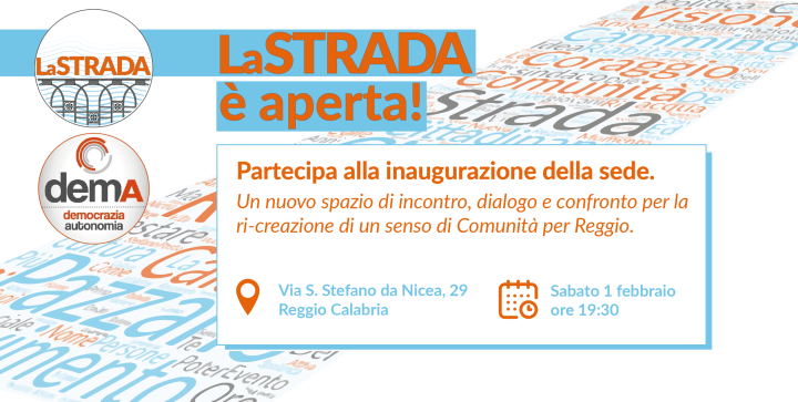 “La Strada è aperta”: sabato 1 febbraio inaugurazione della sede del ...